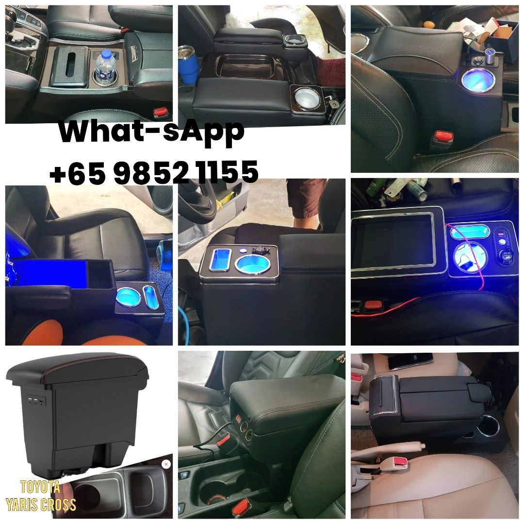 Honda Mitsubishi Nissan MPV VAN car armrest console box STEPWAGON SPADA ...