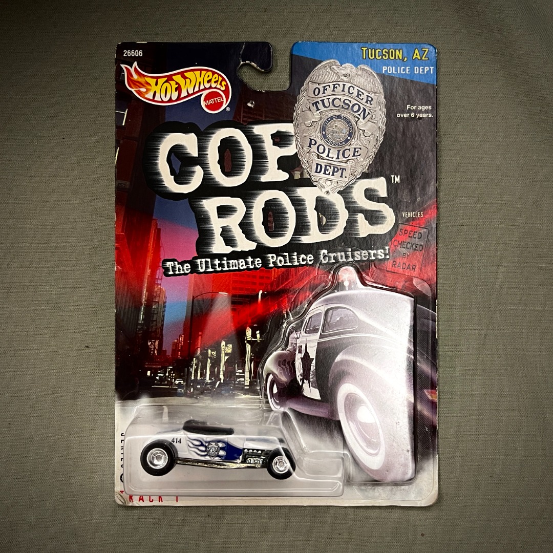 Hot Wheels風火輪〈 Track T · 白 〉Tucson, AZ (Police Dept) Cop Rods Series 2 ...