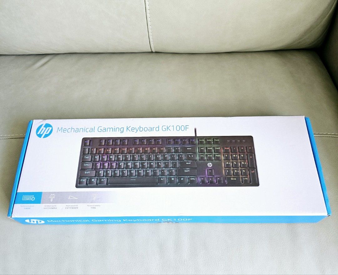HP Mechanical Gaming Keyboard GK100F, Computers & Tech, Parts ...