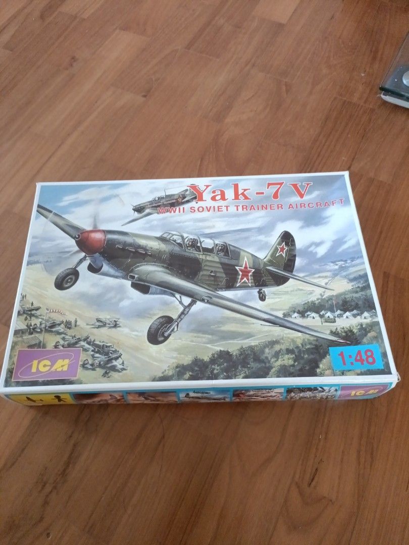 ICM 1/48 Yak-7V ww2 soviet plane, Hobbies & Toys, Toys & Games on Carousell