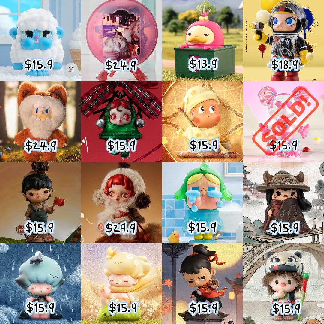 (INSTOCK) Secret Popmart Pino Jelly Hard and Shiny Model / 14th ...