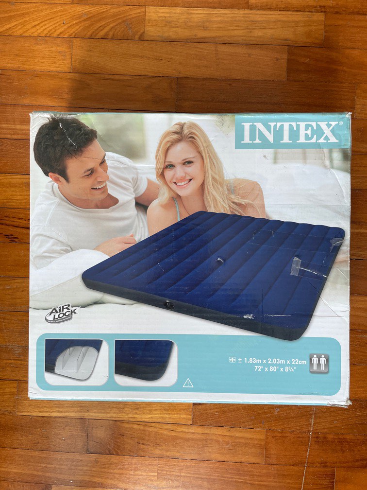 Intex Inflatable Bed, Furniture & Home Living, Furniture, Bed Frames ...