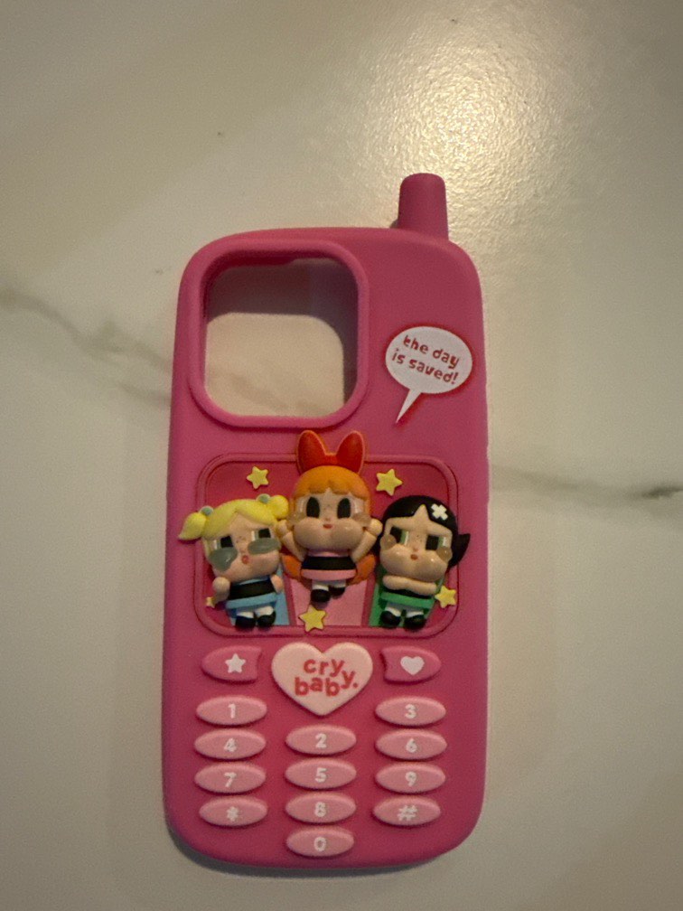 iPhone 15 pro Cry baby Case Popmart, Mobile Phones & Gadgets, Mobile ...