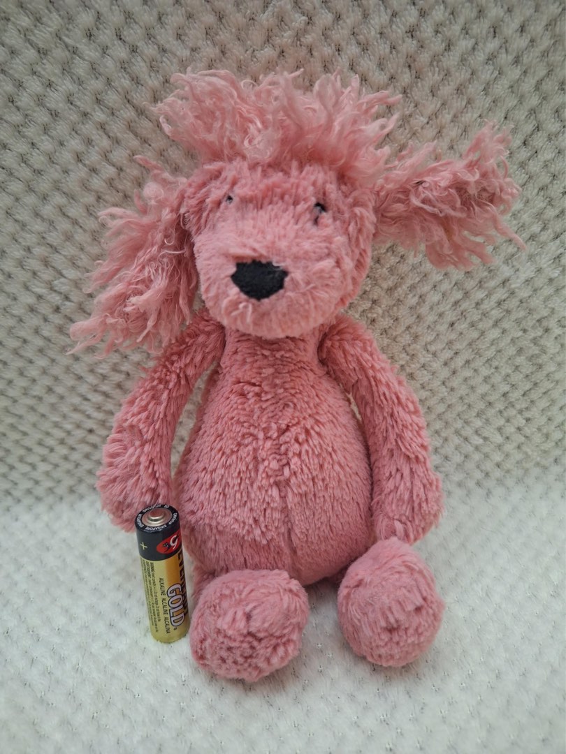 Jellycat Bashful Pink Poodle, Hobbies & Toys, Toys & Games on Carousell