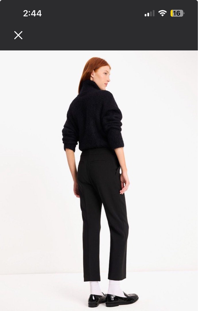 Kate Spade Black Bottom Trouser Slack, Women's Fashion, Bottoms, Jeans ...