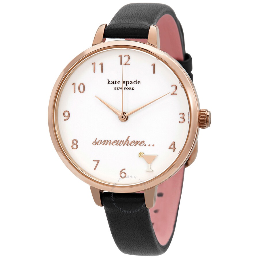 Kate Spade New York KSW1525 Metra Quartz White Dial Ladies Watch 34mm ...