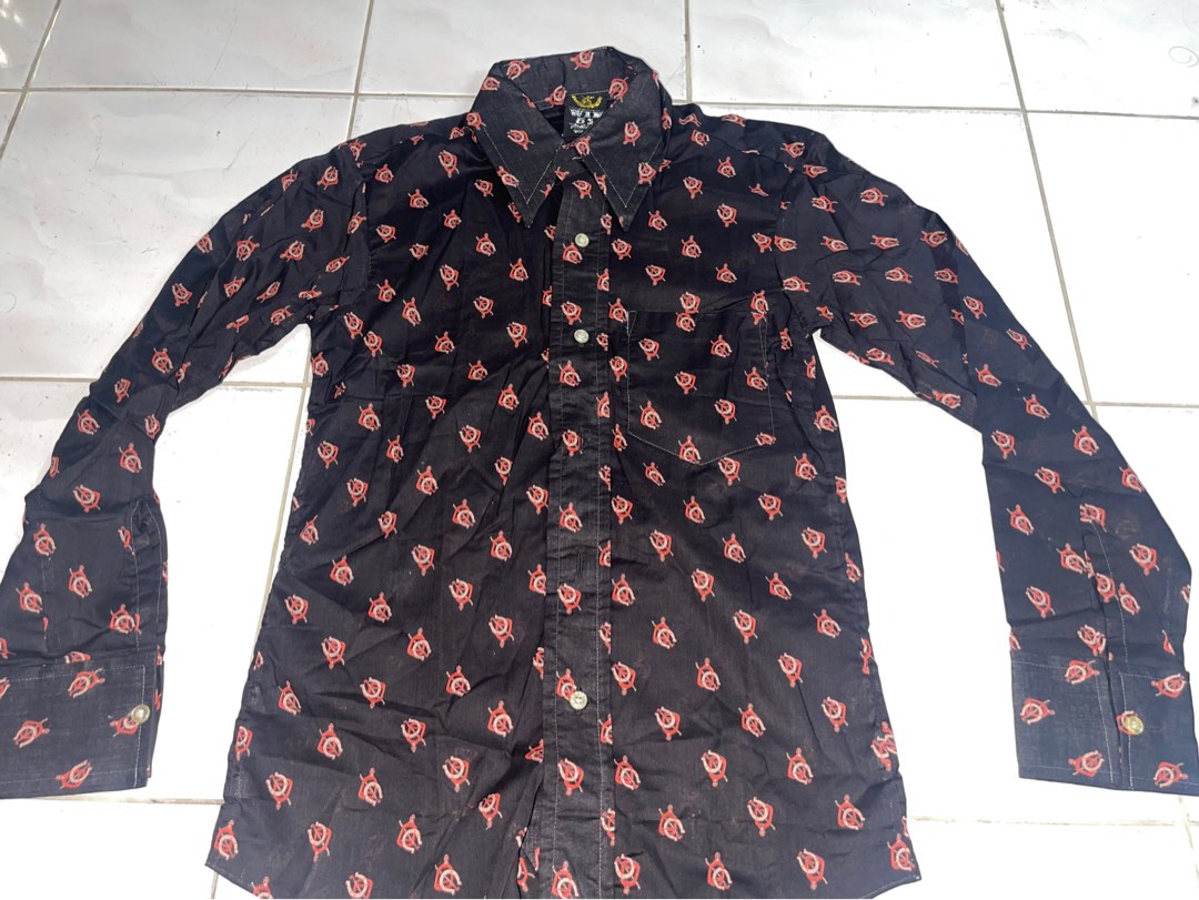 Kolar tajam 70 sharp collar 70s retro, Men's Fashion, Activewear on ...