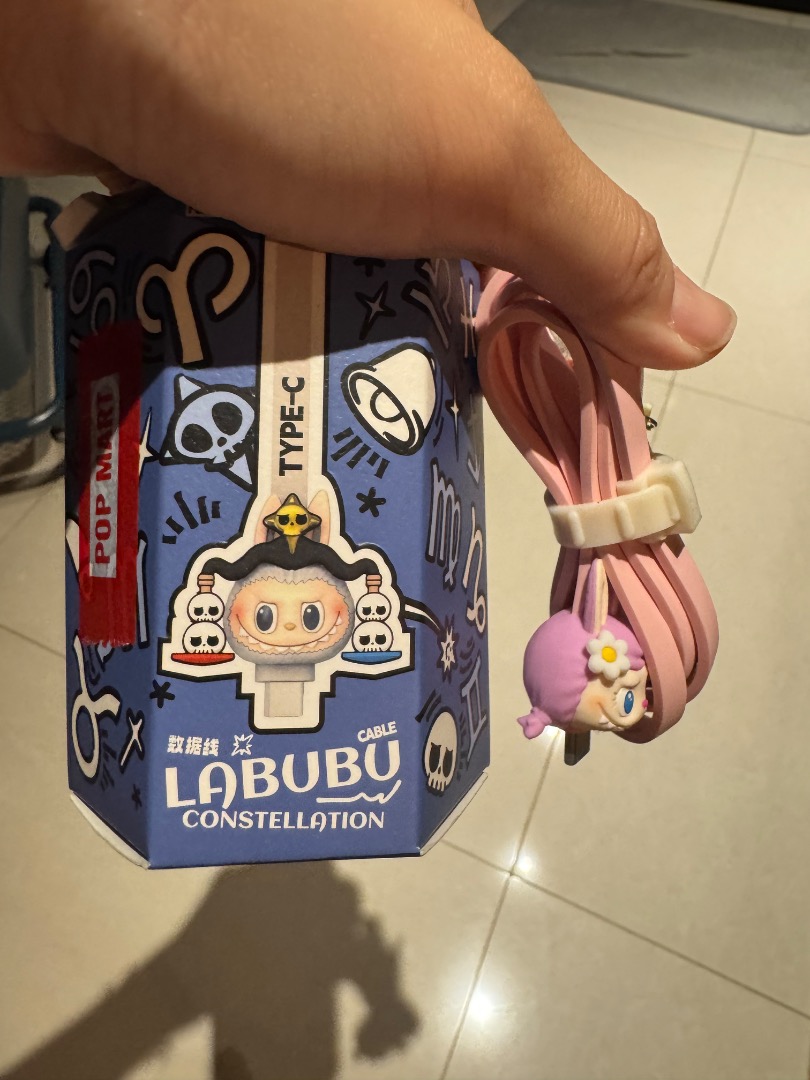 Labubu Virgo phone cable, Mobile Phones & Gadgets, Mobile & Gadget ...