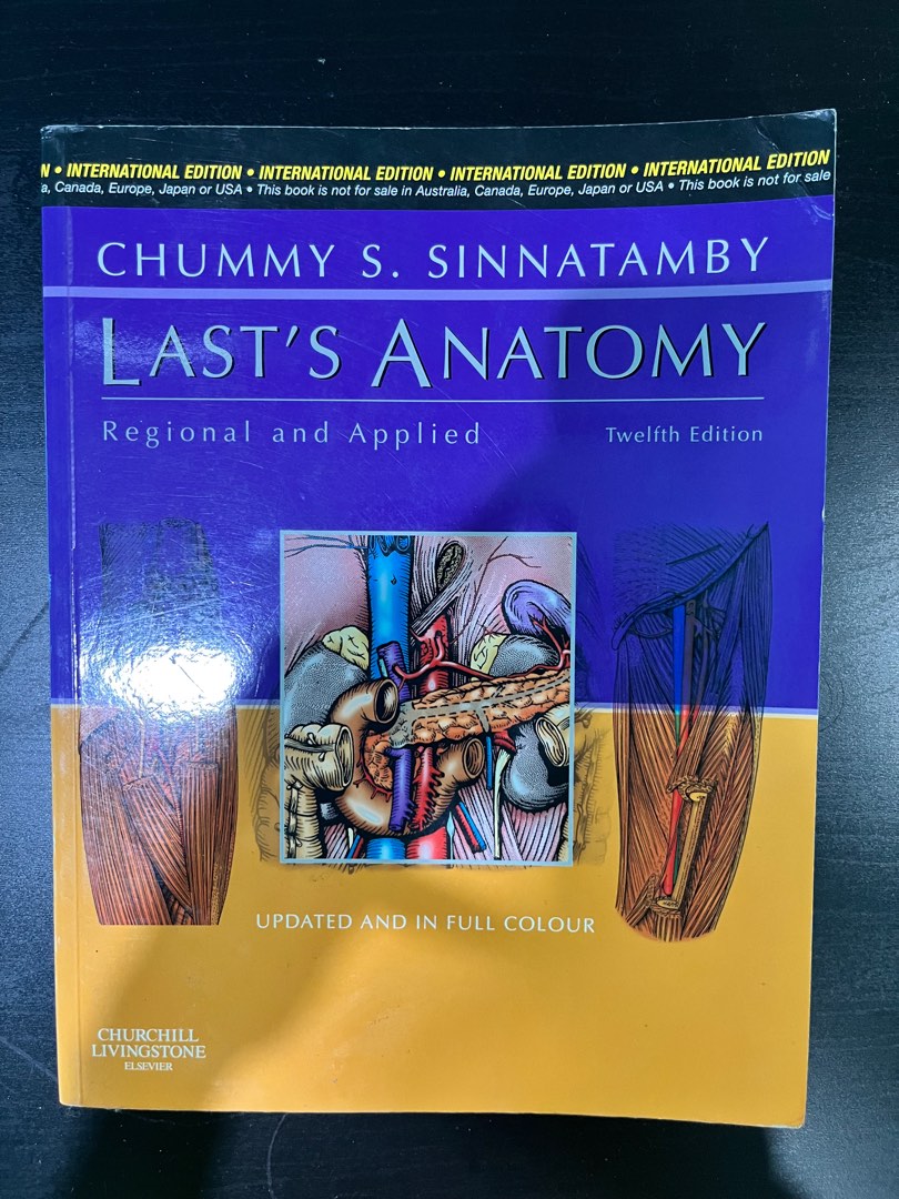 LAST’S ANATOMY, Hobbies & Toys, Books & Magazines, Textbooks on Carousell