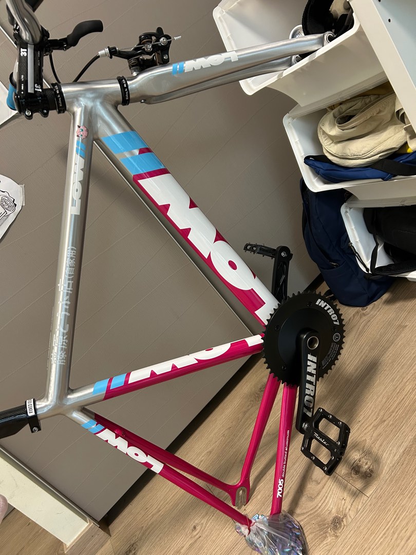 Rare Lowii frameset plus intro 7 crankset and chainring, Sports ...