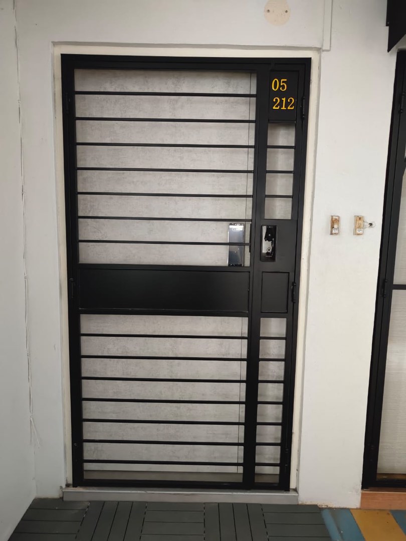 MAIN DOOR + GATE + MAXON DIGITAL LOCKS, Furniture & Home Living ...