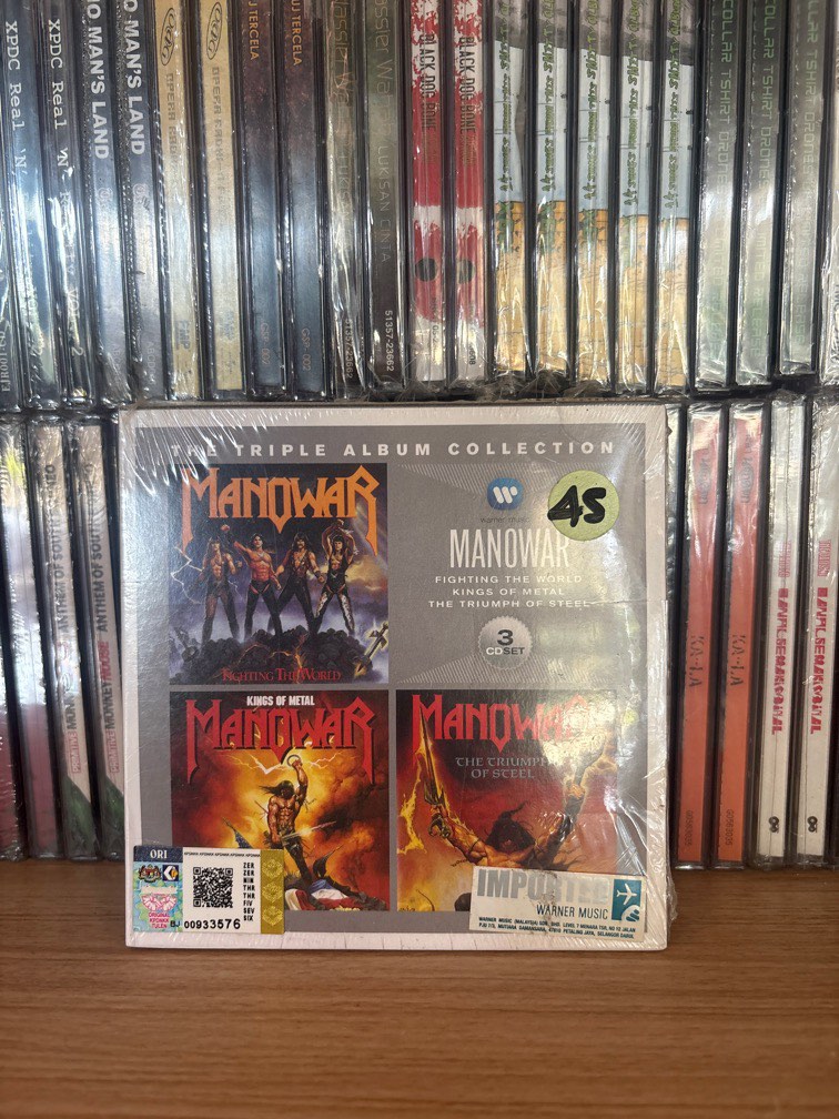 Manowar cd boxset, Hobbies & Toys, Music & Media, CDs & DVDs on Carousell