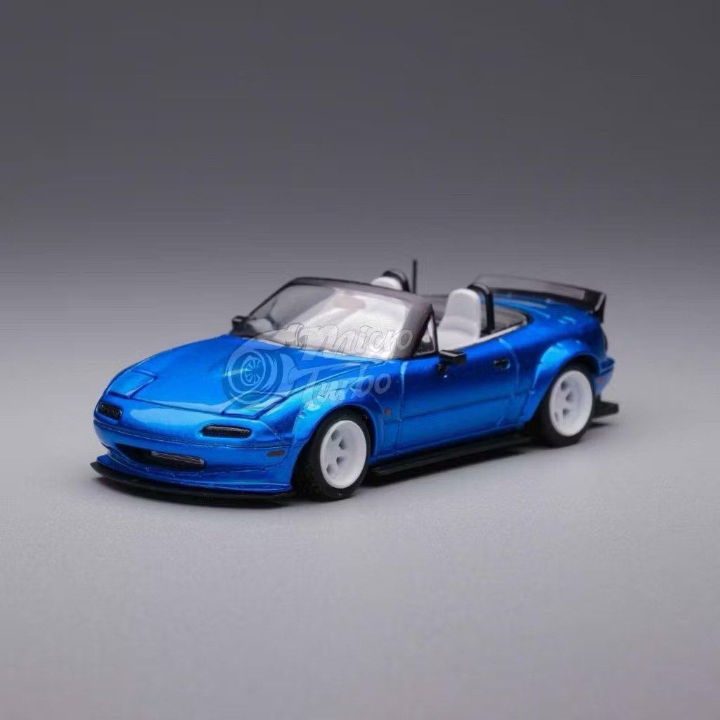 Micro Turbo 1/64 Mazda Miata, MX-5, Blue diecast, Hobbies & Toys, Toys ...