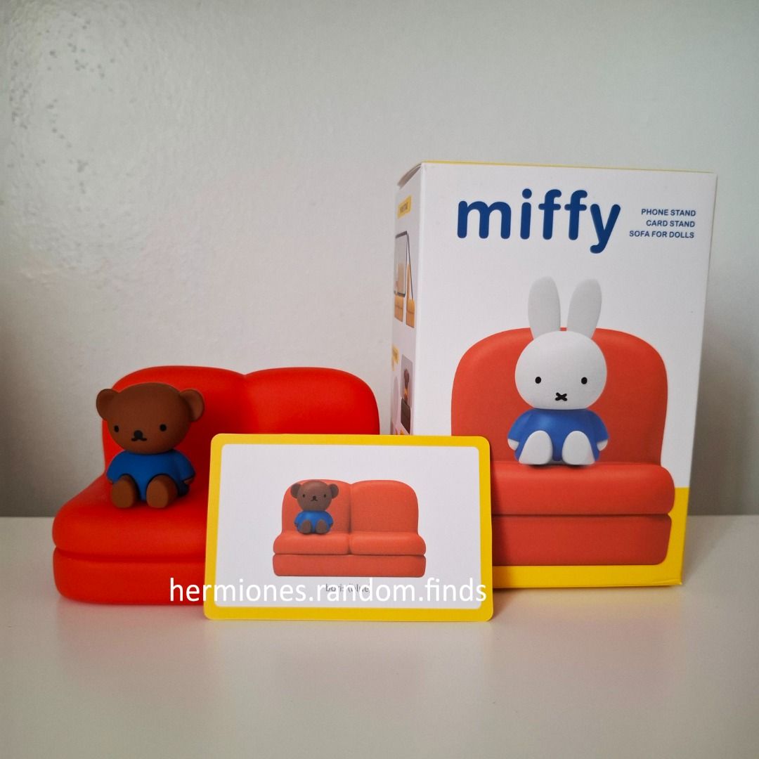 Miffy Boris Sofa Phone Doll Card Stand Blind Box Figure, Hobbies & Toys, Toys & Games on Carousell