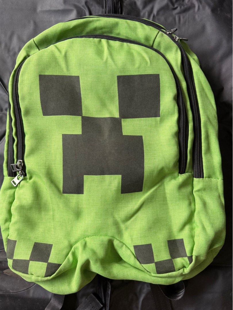 Minecraft backpack, Men's Fashion, Bags, Backpacks on Carousell