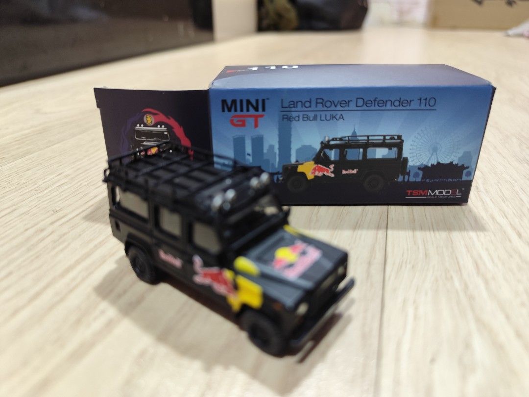 Mini GT Land Rover Defender 110 Red Bull Luka Exclusive, Hobbies & Toys ...