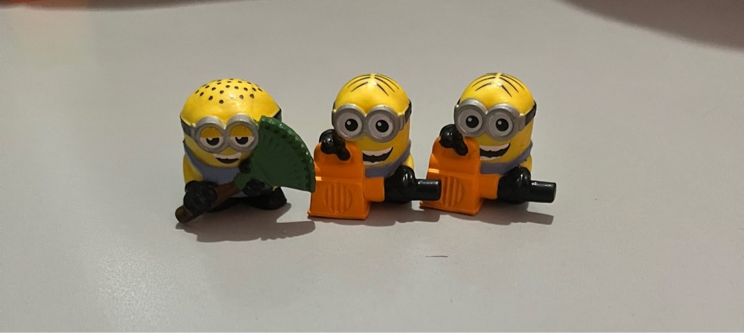 “Minions” (Street Sweepers) Mini Figures ‘Bundle of 3, Hobbies & Toys ...