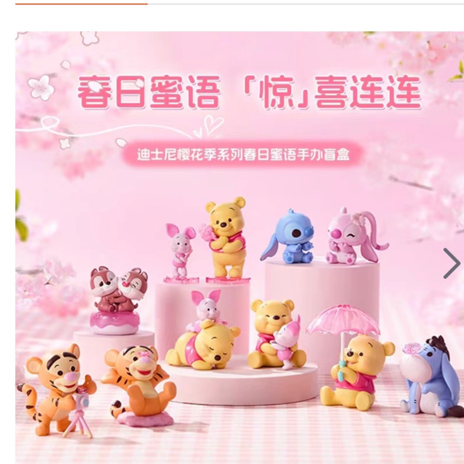 Miniso Disney Sakura Season BlindBox - Stitch, Hobbies & Toys, Toys ...