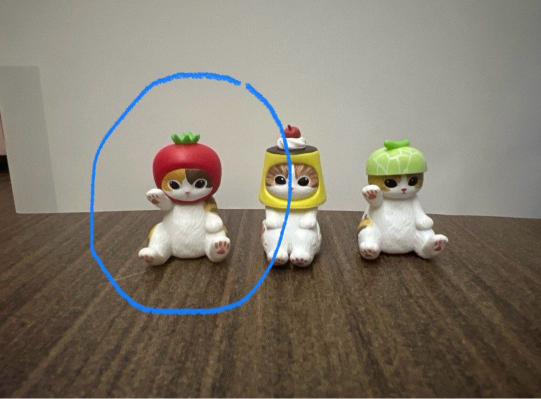 Mofusand Figurine (Food Series, Blind Bag Series 2) (Tomato), Hobbies ...