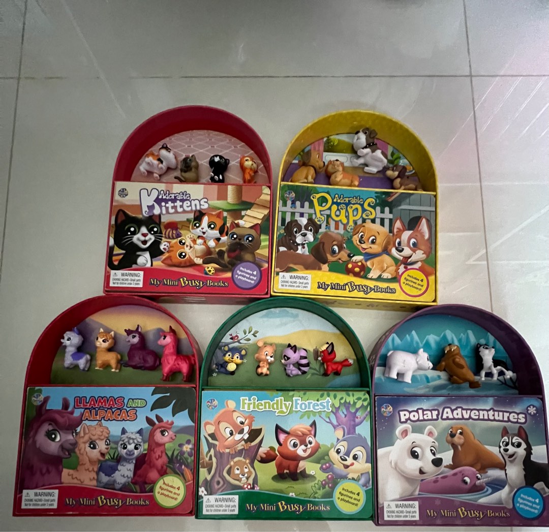 Children books - My Mini Busy Books (complete set include book and ...