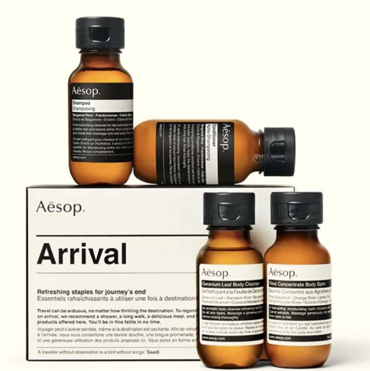 NEW Aesop Arrival Travel kit, Beauty & Personal Care, Bath & Body, Bath ...