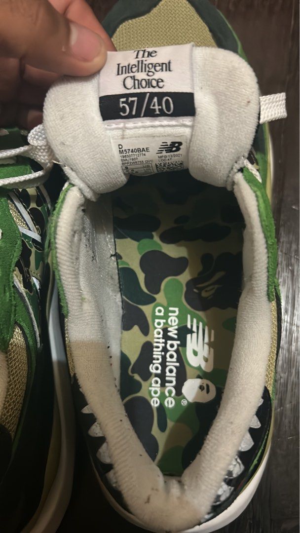 NEW BALANCE X BAPE, Men's Fashion, Footwear, Dress shoes on Carousell