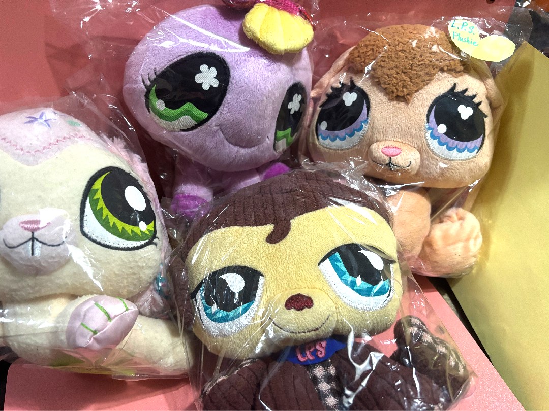 NOT A BUNDLE * LPS PLUSHIES Littlest Pet Shop Stuffed Toy, Hobbies ...