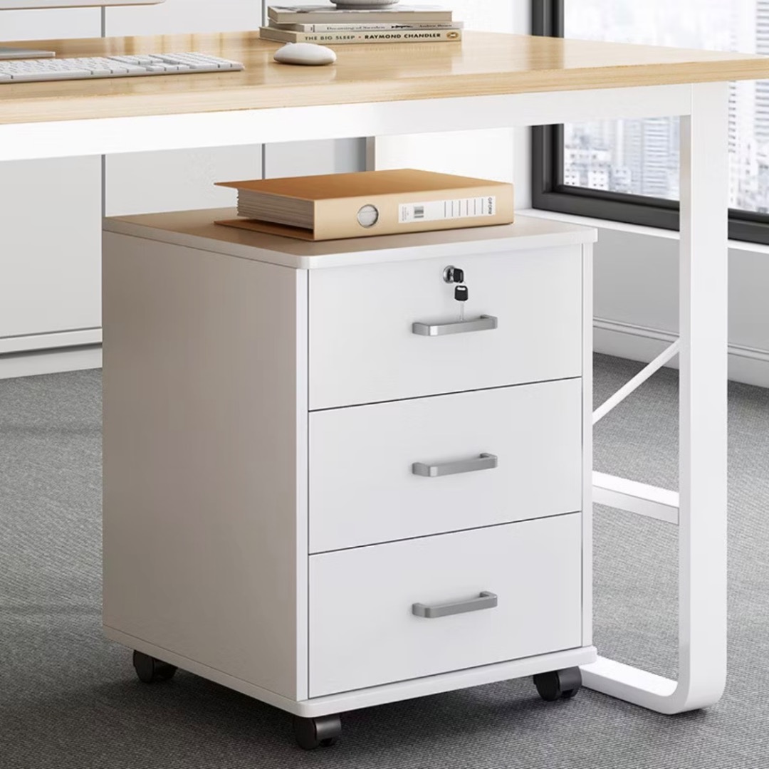 Office Drawer Cabinet | Lockable Filing Cabinet | Wood 3 Drawer Cabinet ...