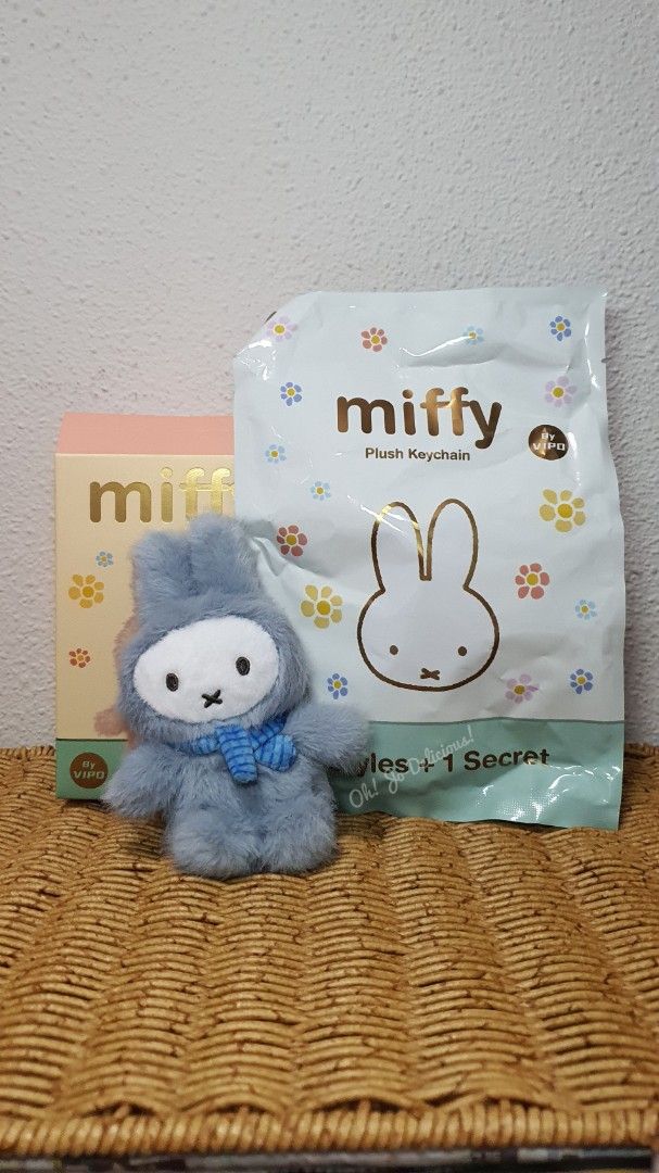 Official authentic VIPO x Miffy Plush Blind Box (Blue), Hobbies & Toys, Toys & Games on Carousell