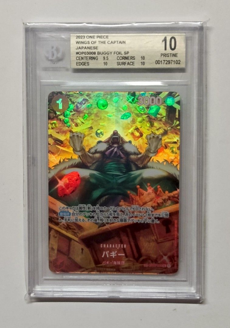 One Piece Card - 5 Keping Slab - SP Nami/SP Buggy/P Luffy/L Hannyabal ...