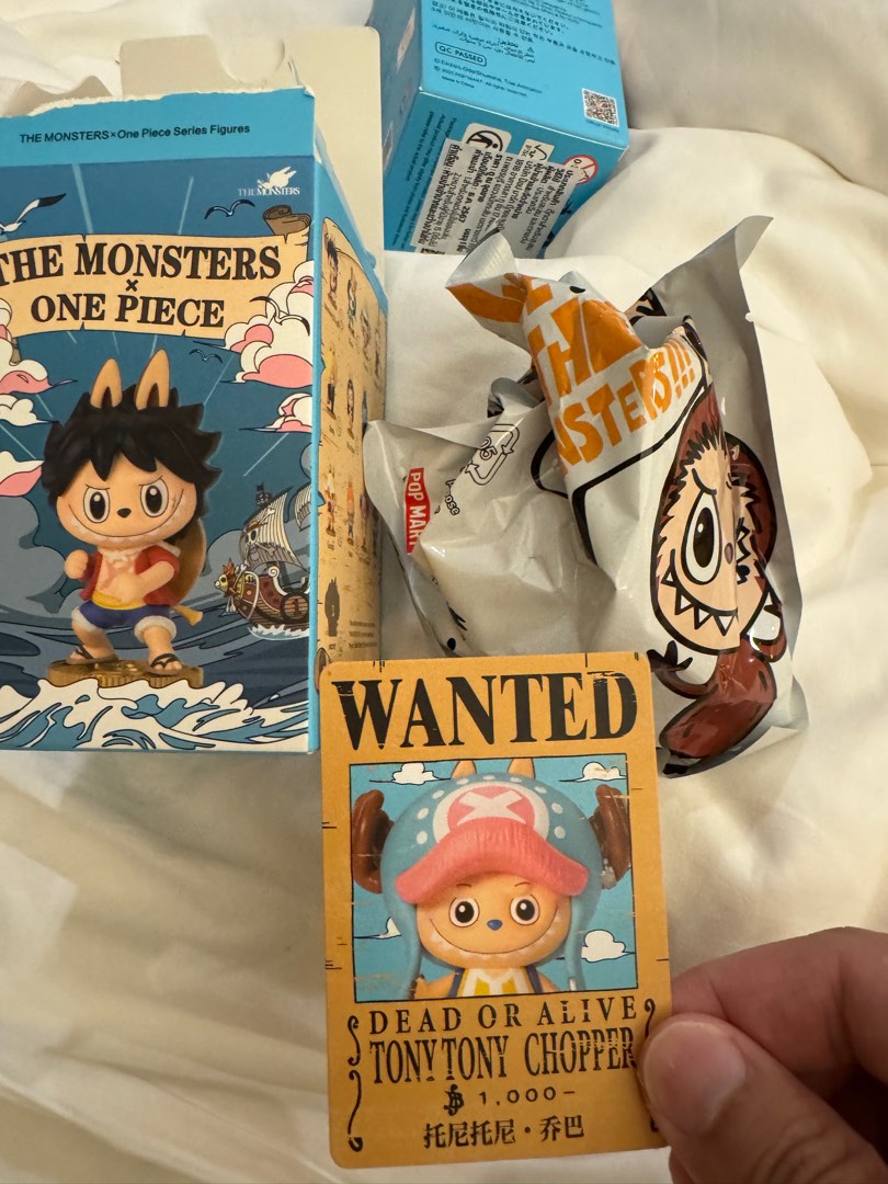 One piece labubu chopper, Hobbies & Toys, Toys & Games on Carousell