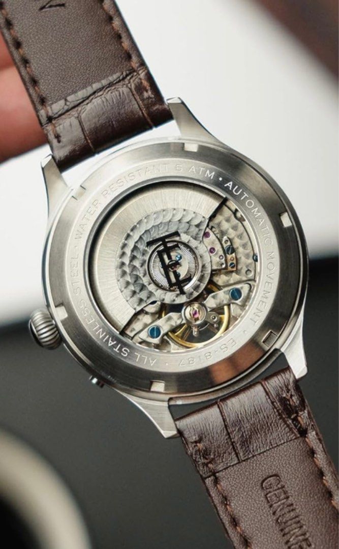 Open Heart自動上鍊機械錶 Earshaw es-8187 手錶 Automatic Watch Sea Gull ST2525 機芯 ...