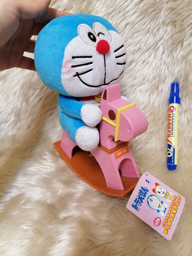 Original Japan Doraemon Riding Horse Stuffed Toys Soft toys Plush ...