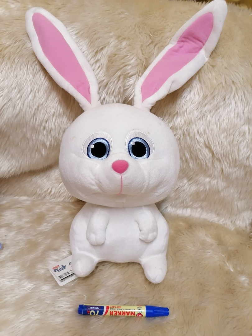 Original Japan Secret Life of Pets Snowball big size Stuffed Toys Soft toys Plush Original tag ...