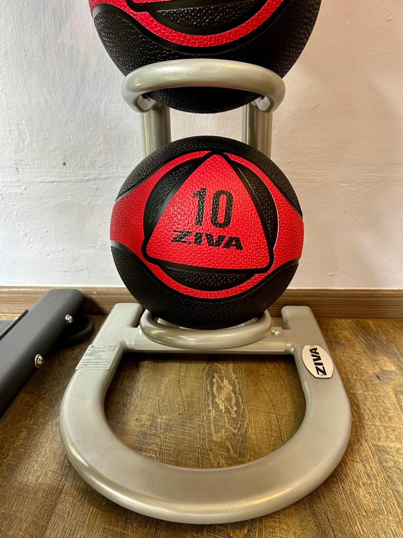 Original Ziva medicine ball set 2-4-6-8-10kg, Sports Equipment ...