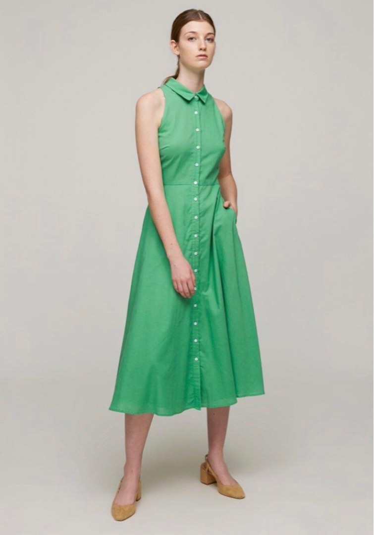 OSN Linen shirt dress, Women's Fashion, Dresses & Sets, Dresses on ...