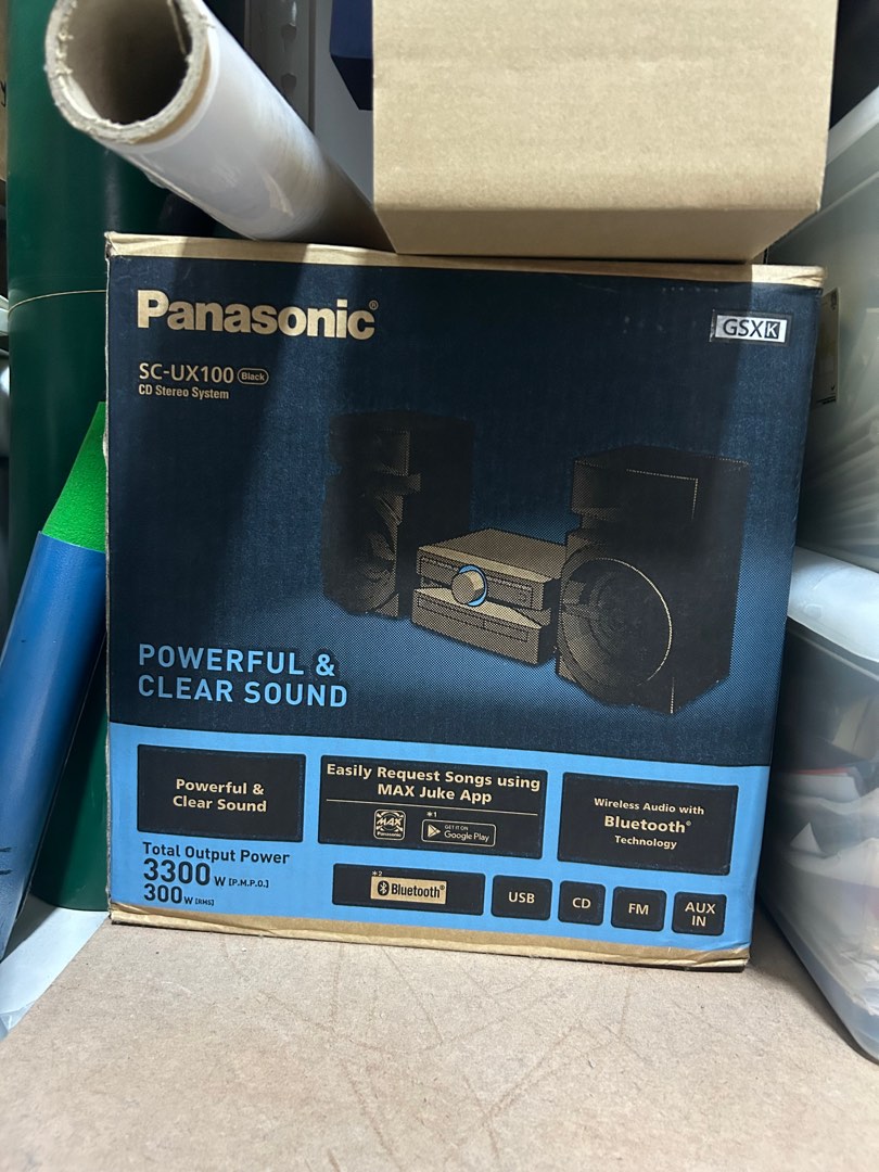 Panasonic SC-UX100 HIFI System, TV & Home Appliances, TV ...