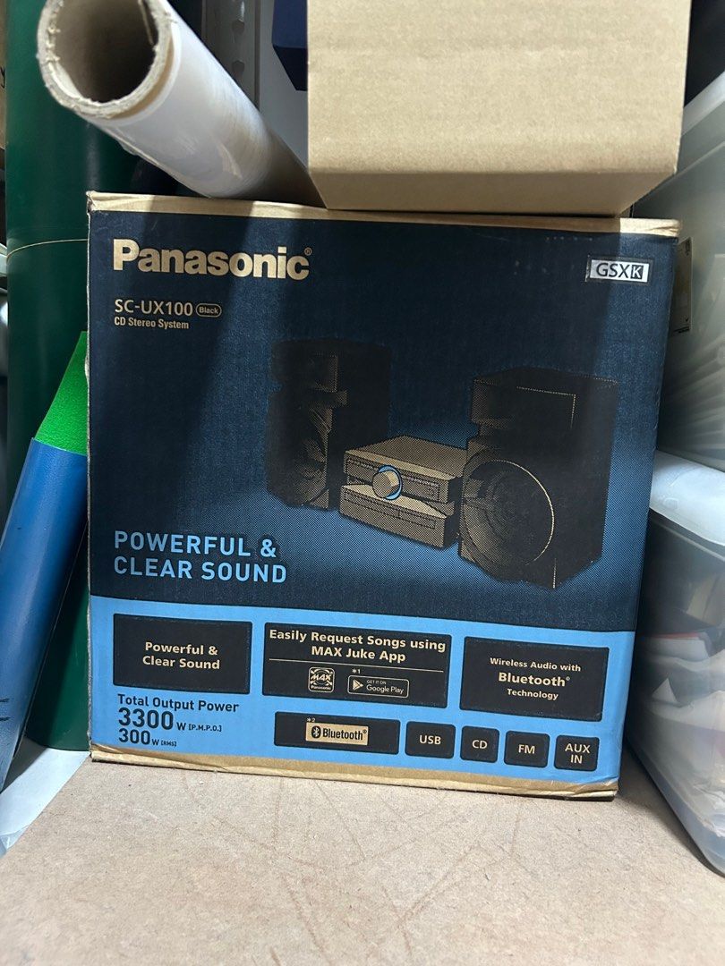 Panasonic SC-UX100 HIFI System, TV & Home Appliances, TV ...