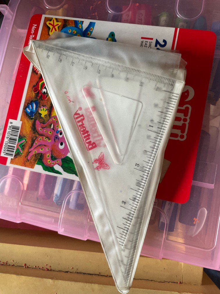 penggaris butterfly ruler, Buku & Alat Tulis, Alat Tulis di Carousell