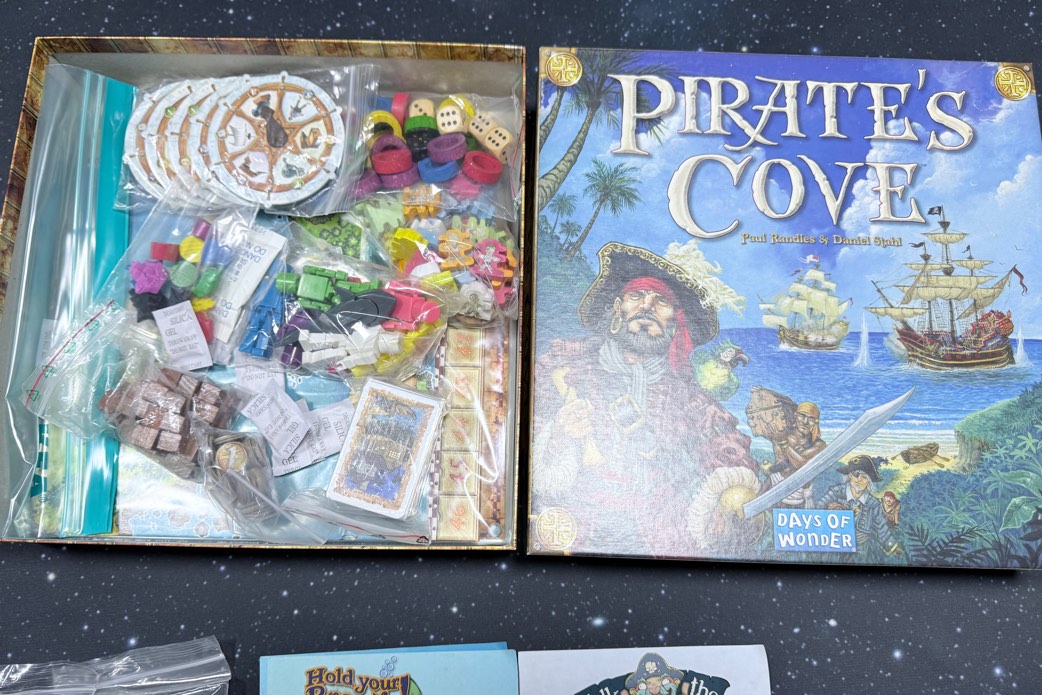 Pirate’s Cove Board game with Get Bit, walk the plank, Hold your breath ...