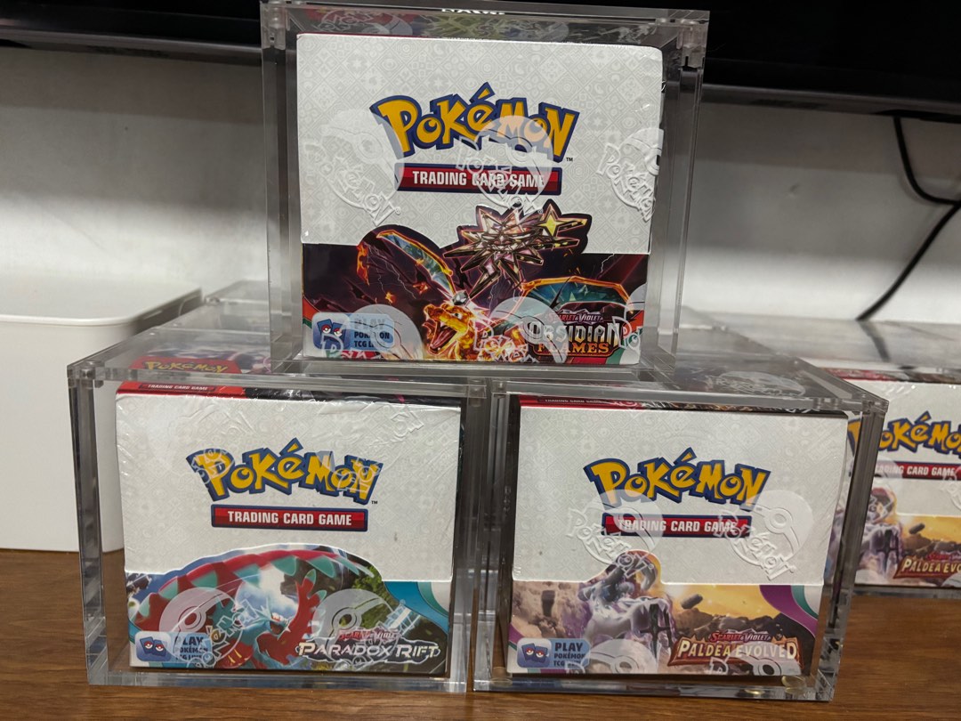 Pokemon - Paldea Evolved / Obsidian Flames / Paradox Rift Booster Box ...