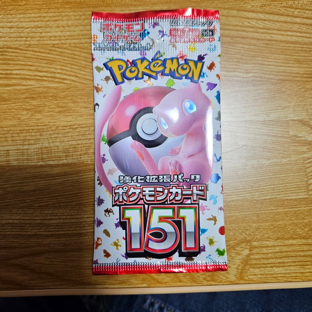 Pokemon Card 151 Japanese Booster Pack Scarlet and Violet Era, Hobbies ...
