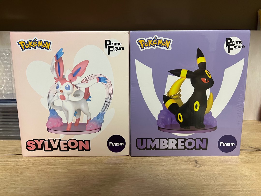 Pokemon Funism Sylveon Umbreon Prime Figurine 100% Authentic, Hobbies ...