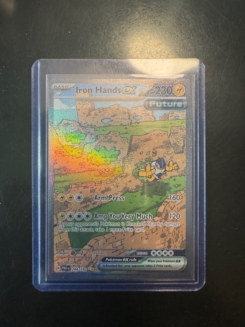 Pokemon Iron Hands SIR (Paradox Rift), Hobbies & Toys, Toys & Games on ...