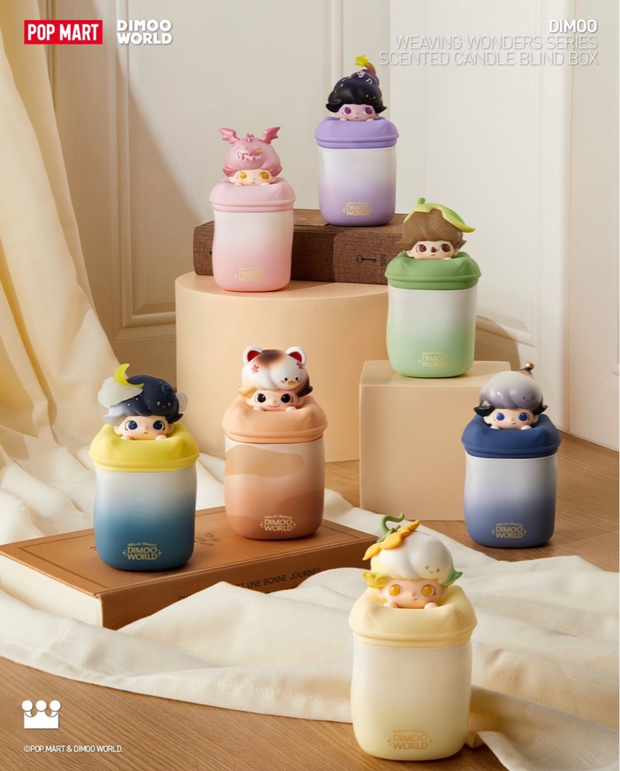 [POP MART] DIMOO Weaving Wonders Scented Candle *FULL SET AVAILABLE ...