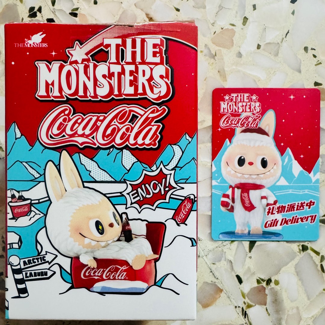 POP MART The Monsters Coca Cola Labubu Gift Delivery (POPMART), Hobbies ...