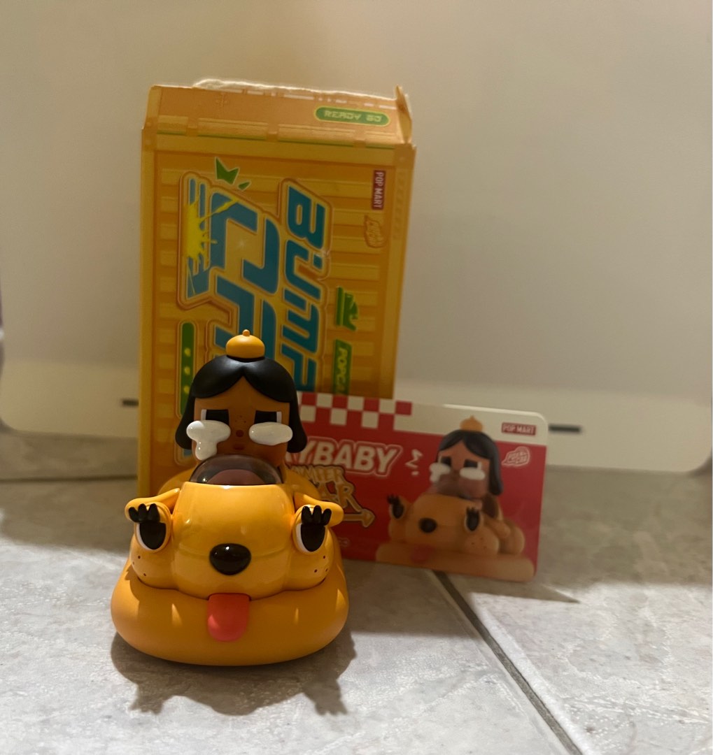 POPMART BUMPER CAR POPCAR FIGURINE TOY SERIES (CRYBABY), Hobbies & Toys ...