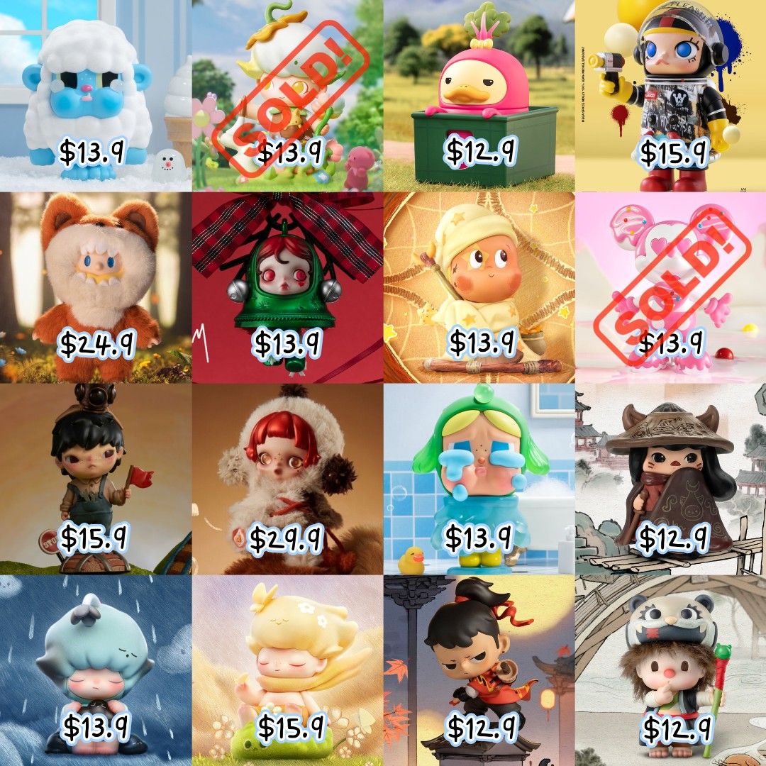 Popmart Dimoo World Disney Peanut Chip and Dale's Dream, Finding Mokoko ...