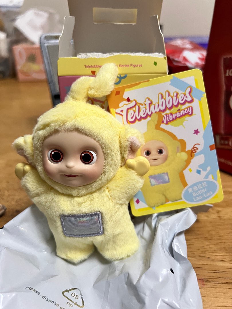 Popmart Teletubbies Vibrancy Series Butter Laa-Laa Plush Pendant ...