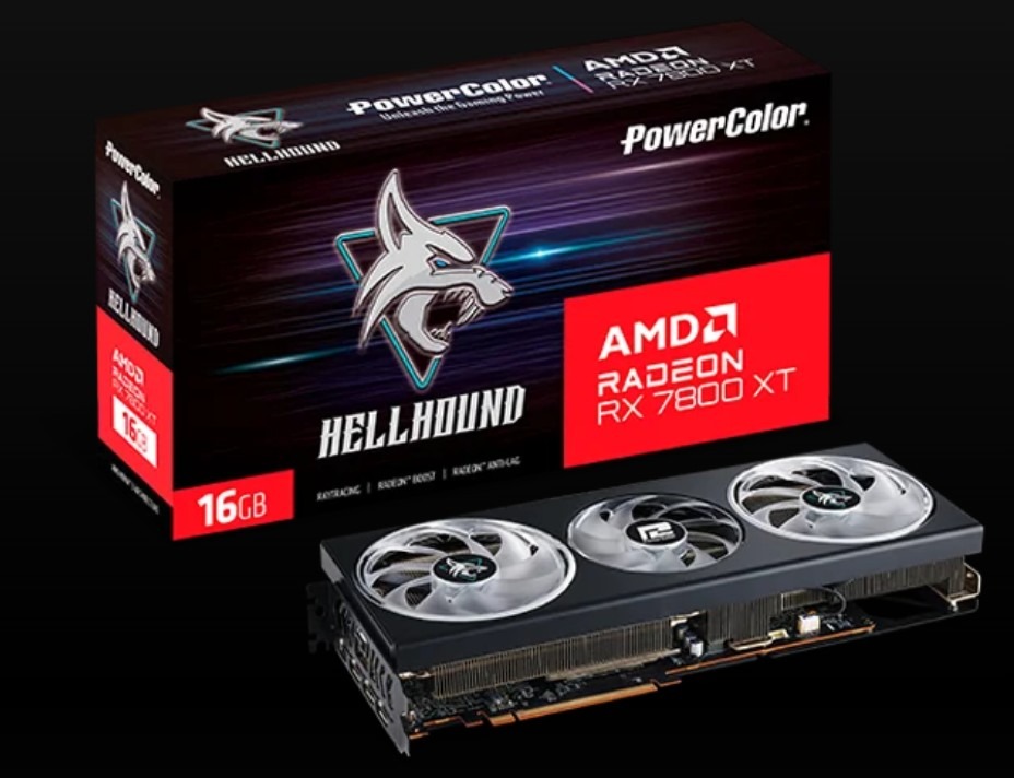 PowerColor Hellhound 7800XT Graphics Card (like new), Computers & Tech ...